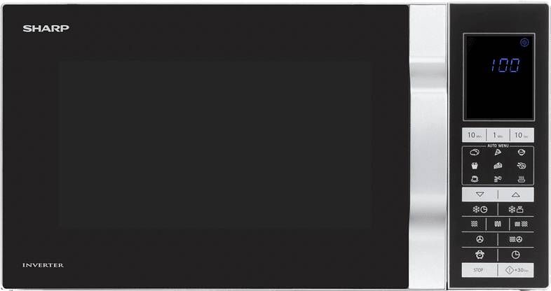 Sharp R890S Combimagnetron Zilver - Magnetronwebshop.nl